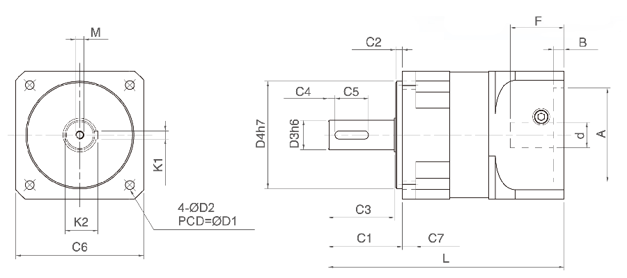 All Purpose Planetary Gearboxes | DH Series - PHT